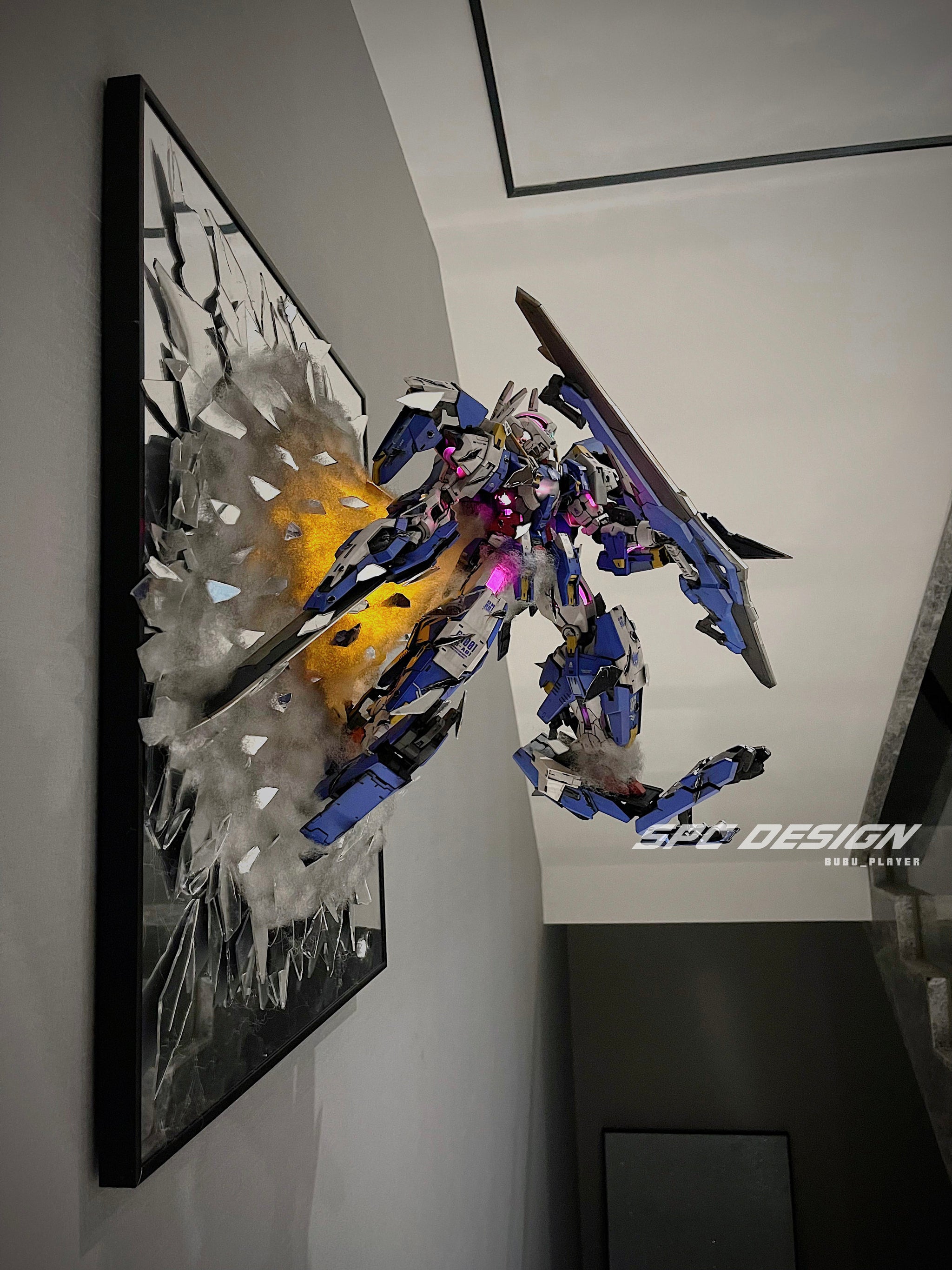 NG001 Gundam Avalanche-EXIA with broken mirror – bubuplayer