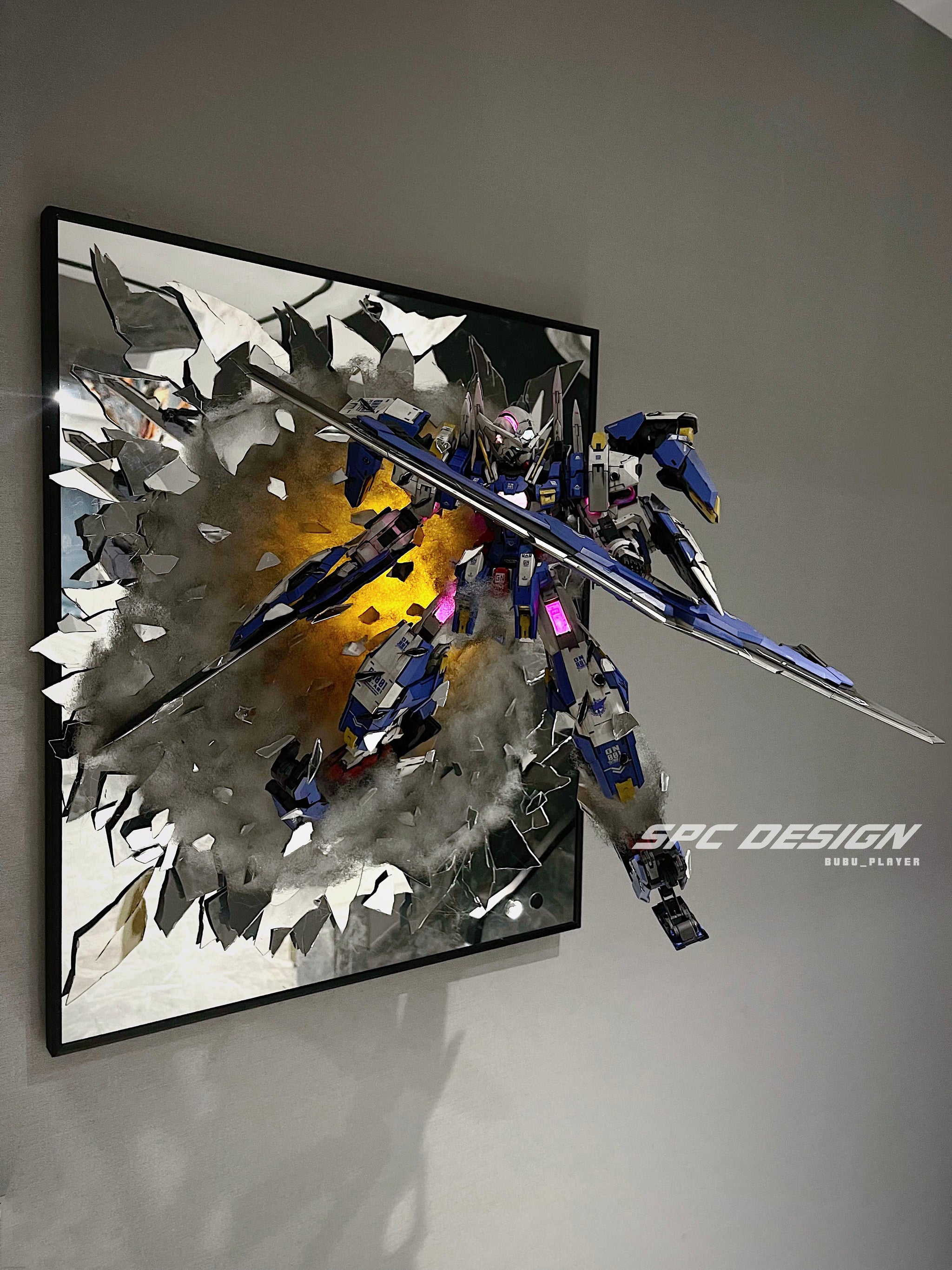 NG001 Gundam Avalanche-EXIA with broken mirror – bubuplayer